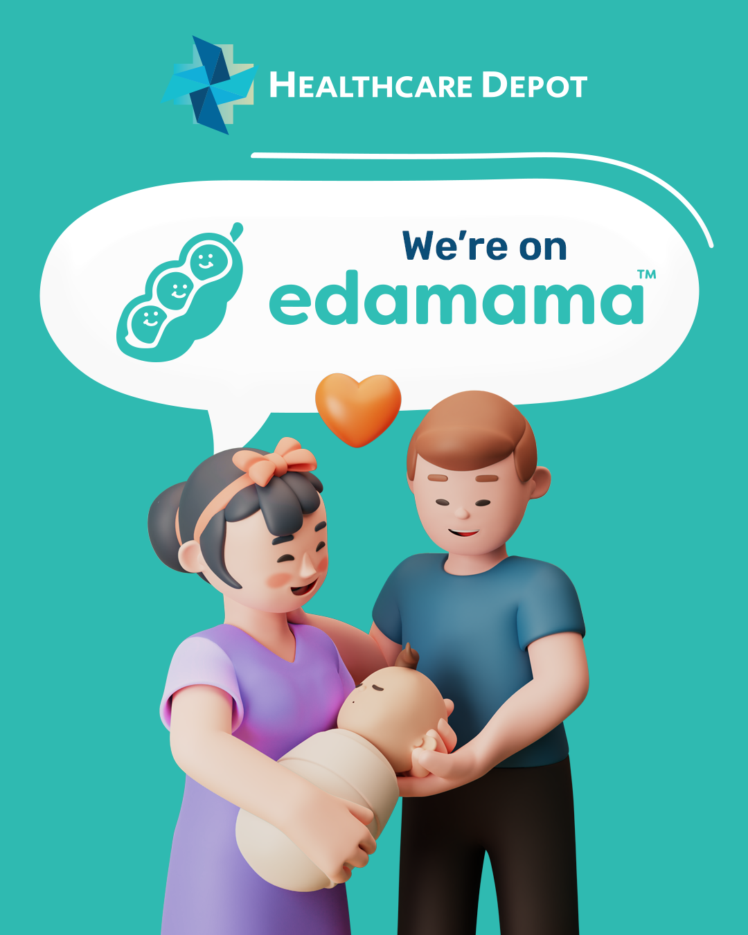 Healthcare Depot is now on Edamama!