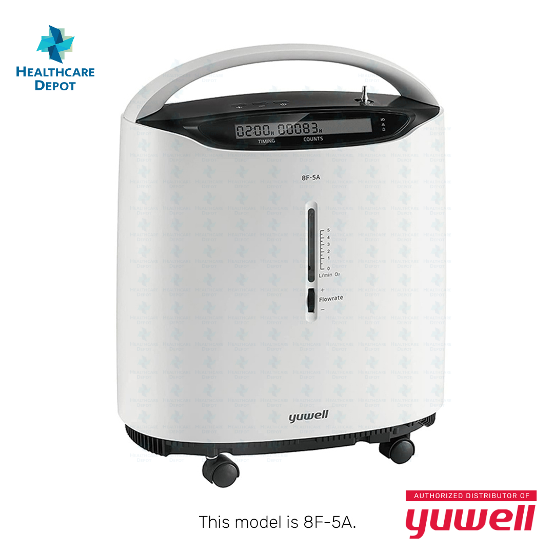 Yuwell Portable 5L Oxygen Concentrator Machine 9F-5B – Healthcare Depot
